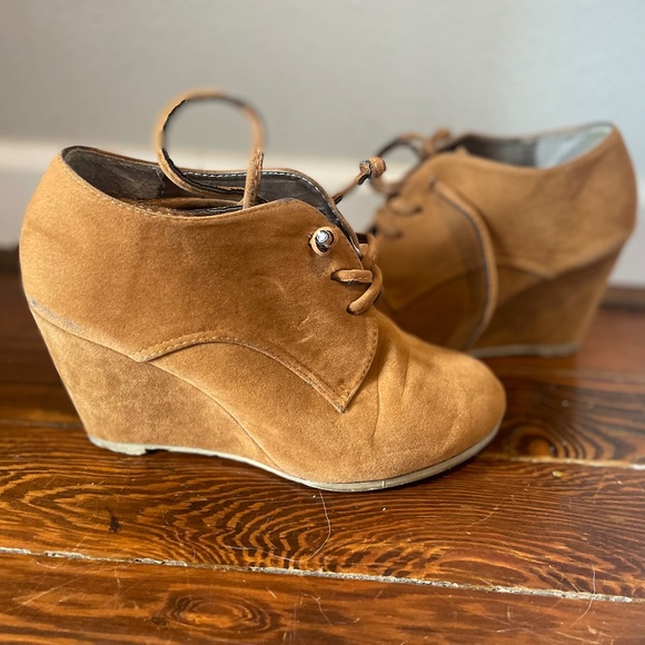Shoes | Tan Booties | Poshmark
